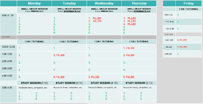 Daily Schedule '23 School Year :: purposefullearningplace